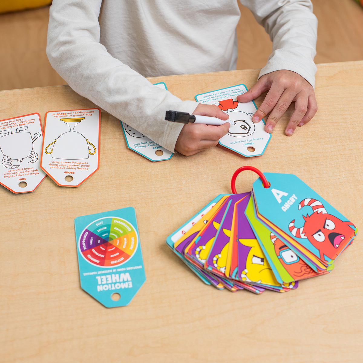 Dry Erase Flash Cards - ABC Emotions – Open the Joy