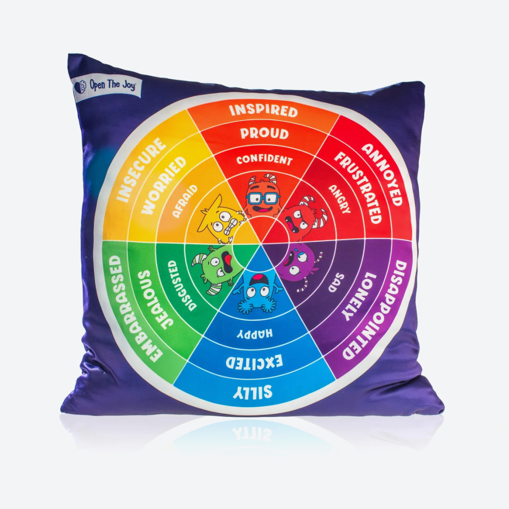 Emotions Wheel Pillow (English ONLY) – Open the Joy