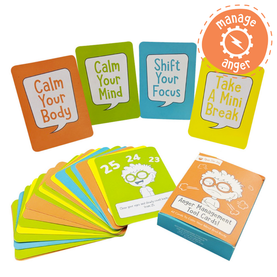 Anger Management Tool Cards – Open the Joy